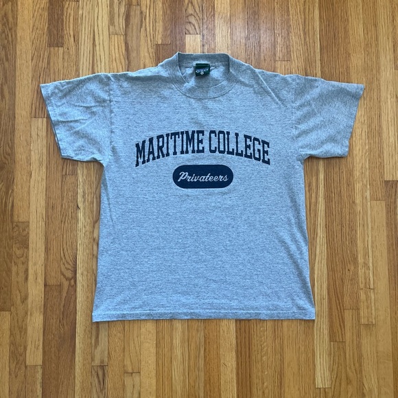 MV Sport | Shirts | Vintage Gray Maritime College Tshirt | Poshmark